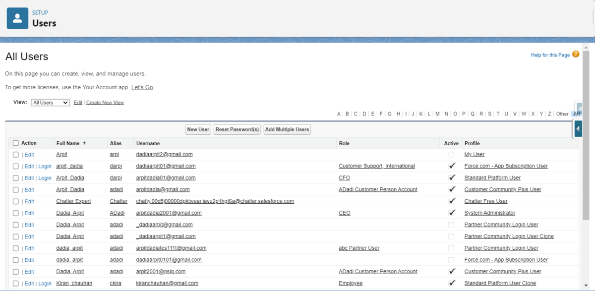 How to Manage User, Profile, and Role in Salesforce - NSIQ