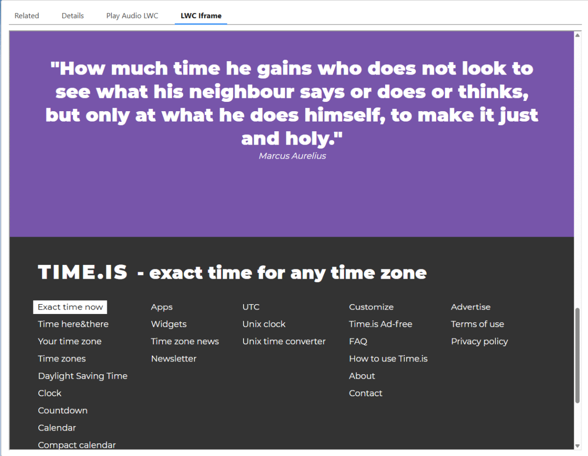 Using IFRAME in Lightning Web Components (LWC) - Best Practices and Use Cases in Salesforce