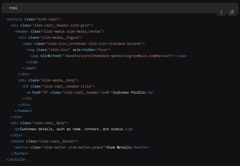 Salesforce Lightning Design System (SLDS) 2